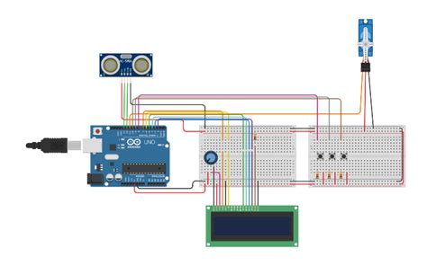 Circuit Design เครื่องซักผ้าอัตโนมัติ Tinkercad