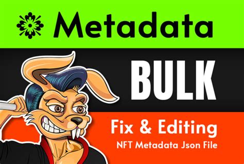 Do Metadata Json Files Editing Rename Bulk Modifying Your Nft Collection By Nirman95 Fiverr