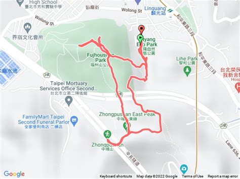 富陽自然生態公園 中埔山東峰峭壁中埔山小O 健行筆記