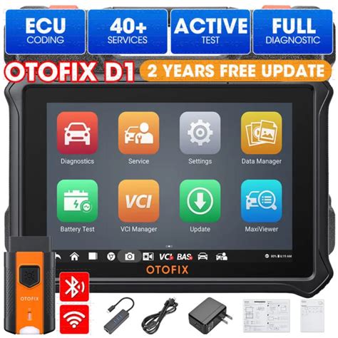 2024 OTOFIX D1 Outils diagnostics Scanner OBD2 Codage ECU Systèmes