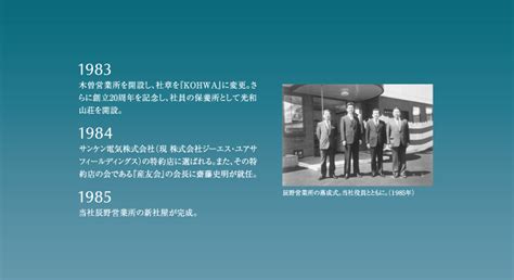 光和商事の60年史 光和商事株式会社