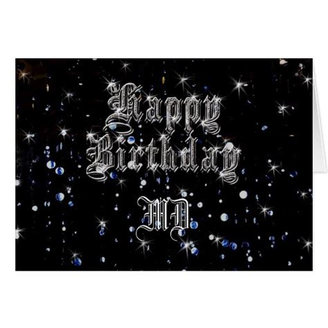 Happy Birthday Bling Greeting Card Zazzle