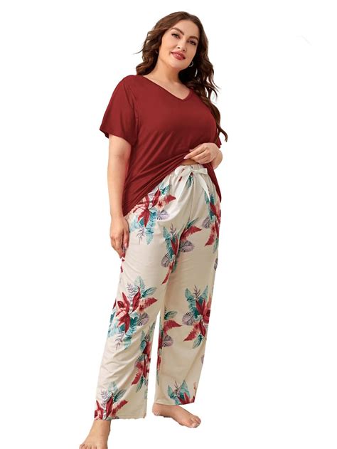 بيجامة صيفي مشجرة كود 0151 هدوم بنات