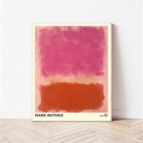 Mark Rothko Purple Art Print Rothko Poster Abstract Print Wall Decor