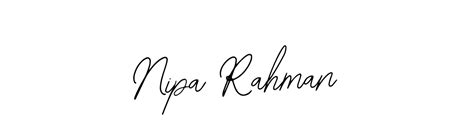 87 Nipa Rahman Name Signature Style Ideas Super E Sign