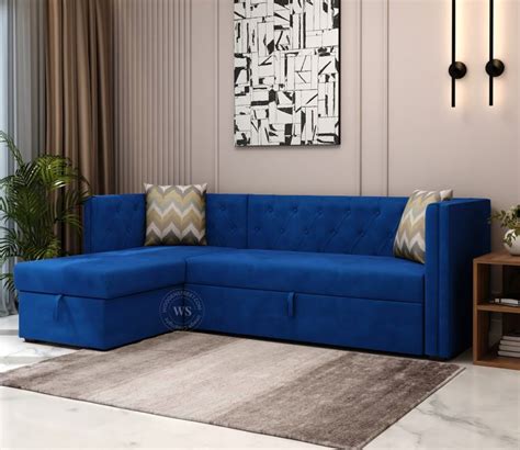 L Shape Sofa Cum Bed Buy L Shape Sofa Cum Bed Online At Best Price