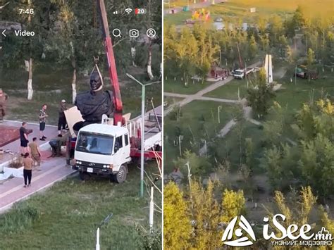 ВИДЕО Жуковын хөшөөг Дорнод аймагт барьж байгаа нь В Путины айлчлалтай холбоотой юу Isee Mn