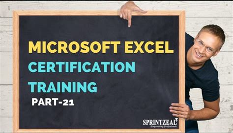 Here Is The Introductory Video For The Microsoft Excel Certification