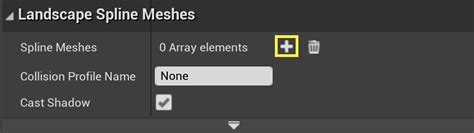landscape splines in unreal engine unreal engine 5 6 documentation