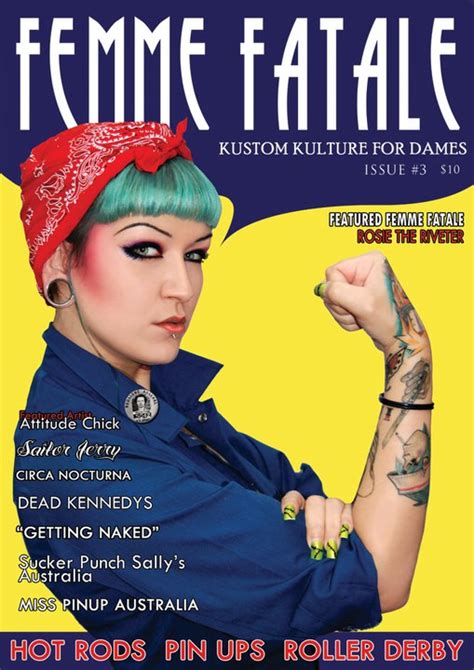 Femme Fatale Magazine Cover By Miss Cherry Martini On Deviantart