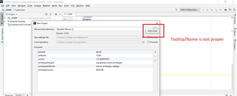 [accessibility]a11y Java Tooling For Intellijeclipse Customize New Project The Tooltip For