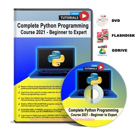 Jual Video Tutorial Complete Python Programming Course Beginner To Expert Link Gdrive Kab