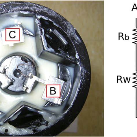 Left Location Of The Wire Balance Resistor Rb And The Leads A C