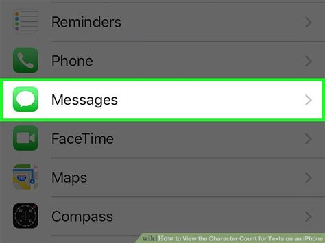 How To View The Character Count For Texts On An Iphone Steps
