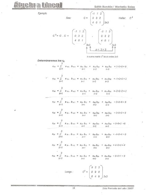 Guia De Matrices Parte Ii Pdf