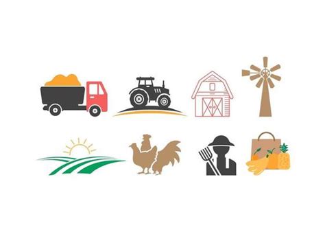 Farm Icons Vector Art Icons And Graphics For Free Download