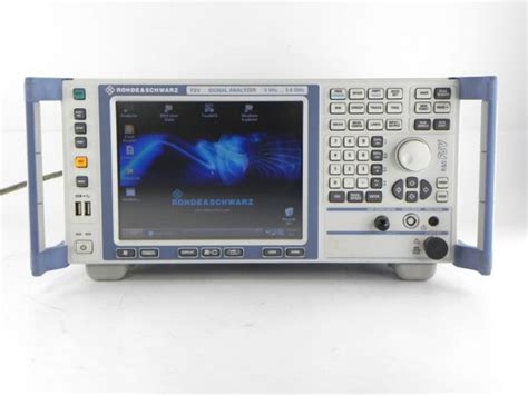 Rohde And Schwarz Fsv3 Signal Analyzer 9 Khz To 3 6 Ghz With K72 K100 K102 Global Test Equipment