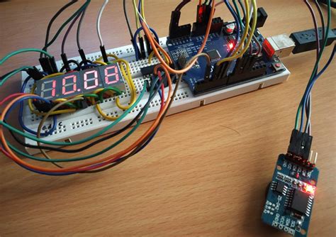Arduino Tm1637 4 Digit Seven Segment Display Module Interface Tutorial