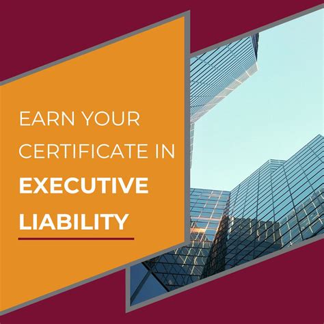 The Certificate In Executive Liability Provides Essential Knowledge