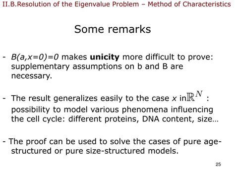 Ppt A Population Model Structured By Age And Molecular Content Of The Cells Powerpoint
