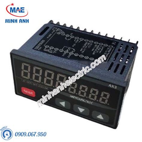 Bộ điều Khiển Nhiệt độ Hiển Thị Số Hanyoung Model Ax3 4a