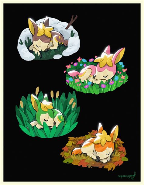 Deerling Pokemon Drawn By Squeegool Danbooru