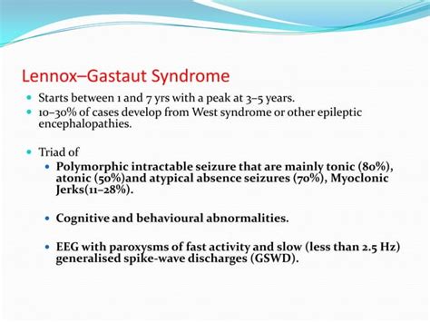 Epileptic Encephalopathy Eeg Ppt