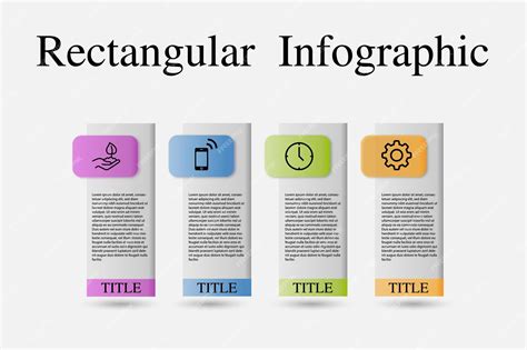 Premium Vector Rectangular Infographic