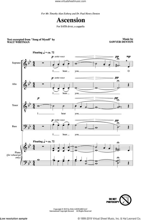 Satb Choir Sheet Music