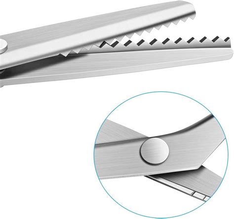 Pinking Shears Inch Professional Zig Zag Cut Scissors With Comfort Grips Ideal For