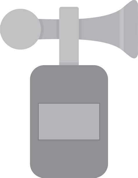 Horn Flat Greyscale 9775179 Vector Art At Vecteezy