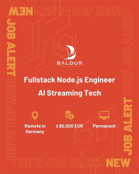 Hannes Von Dahn On Linkedin 🚀 Hiring Fullstack Nodejs Engineer Ai