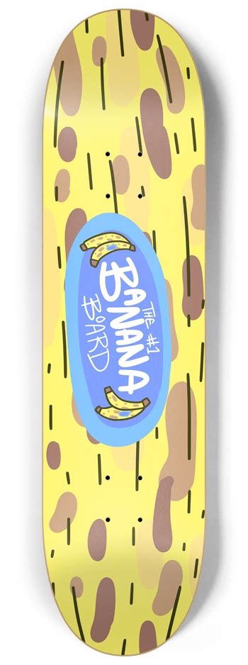 Banana Board 8 1 4 Skateboard Deck By Sauls Skate Shop