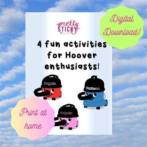 Henry Hetty Hoover Printable Colouring Sheet Hetty Hoover Henry