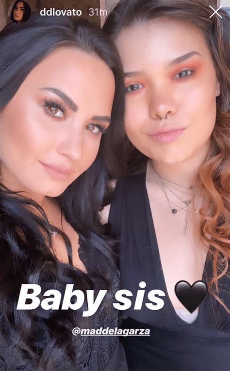 Demi Lovatos Little Sister Madison De La Garza Now See Photos