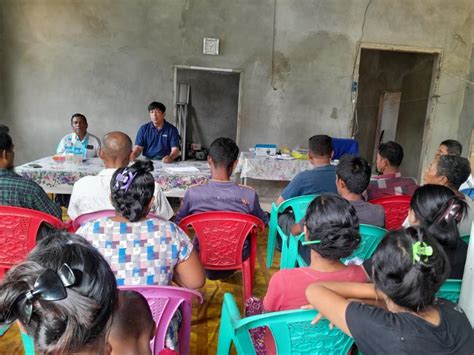 ပေါင်မြို့နယ်တွင် မွေးမြူရေးနှင့်ကုသရေးဦးစီးဌာနမှ မြစိမ်းရောင်ကျေးရွာမ