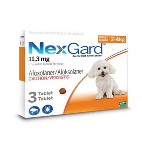 Nexgard Small 113mg 2 4kg 3 Tablets Agrimark