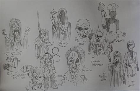 All 12 Ghosts From 13 Ghosts 1960 By Caseythecreative On Deviantart