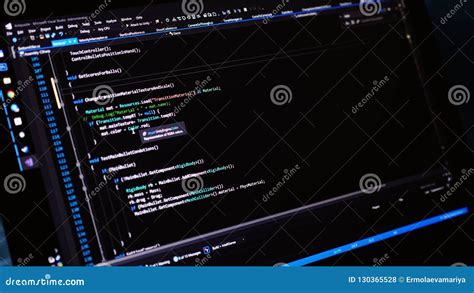 The Code Of The Website On The Computer Monitor The Programmer At Work