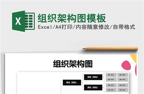 2021年组织架构图模板 Excel表格 工图网