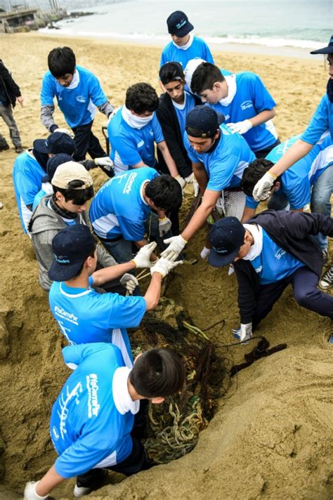 Miles De Jóvenes Recogen Toneladas De Basura De Las Playas Chilenas