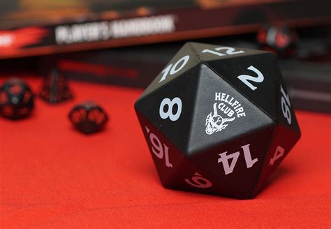 Stranger Things Hellfire Dice Stress Ball Diceroll Uk
