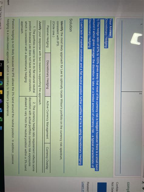Grading Level 3 Question R Cfa