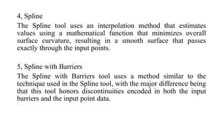 Title Interpolation Methods In ArcGIS Pptx