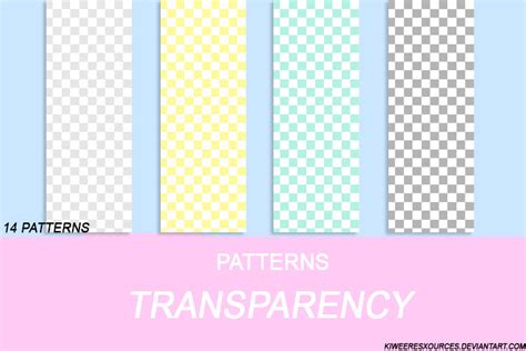 Transparency Patterns By Kiweeresxources On Deviantart
