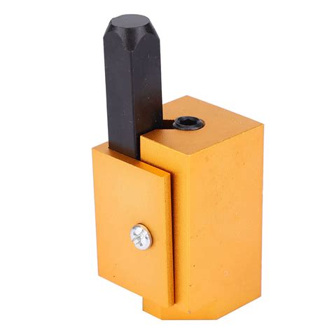 Aluminium Alloy Square Embedded Hinge Door Lock Groove Angle Chisel