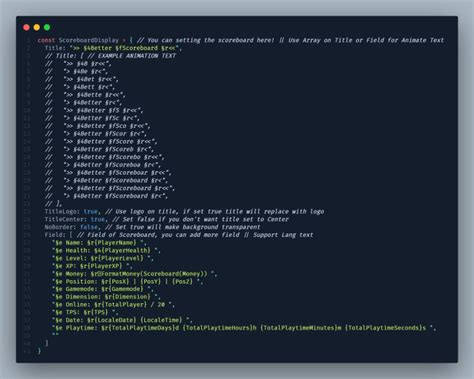 Better Scoreboard Addon For Minecraft