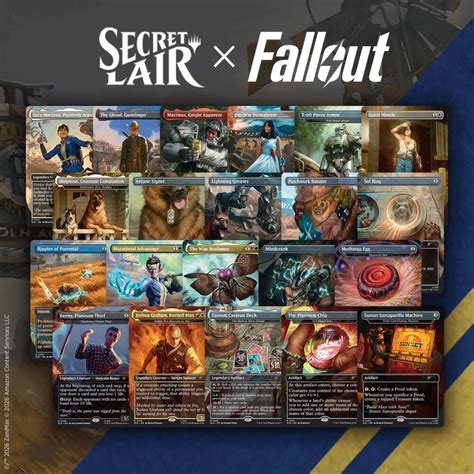 Secret Lair X Fallout Rad Superdrop The Vault Issue Non Foil Bundle