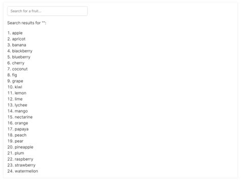 Using Fuse Js With React To Build An Advanced Search With Highlighting DEV Community