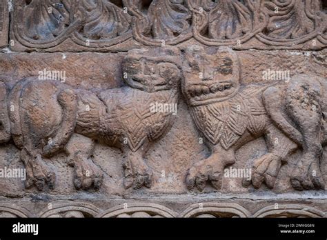Collegiate Church Of San Pedro De Cervatos Decoration Of The Tympanum